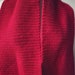 Handmade Red Knit Scarf in Pure Wool - Etsy