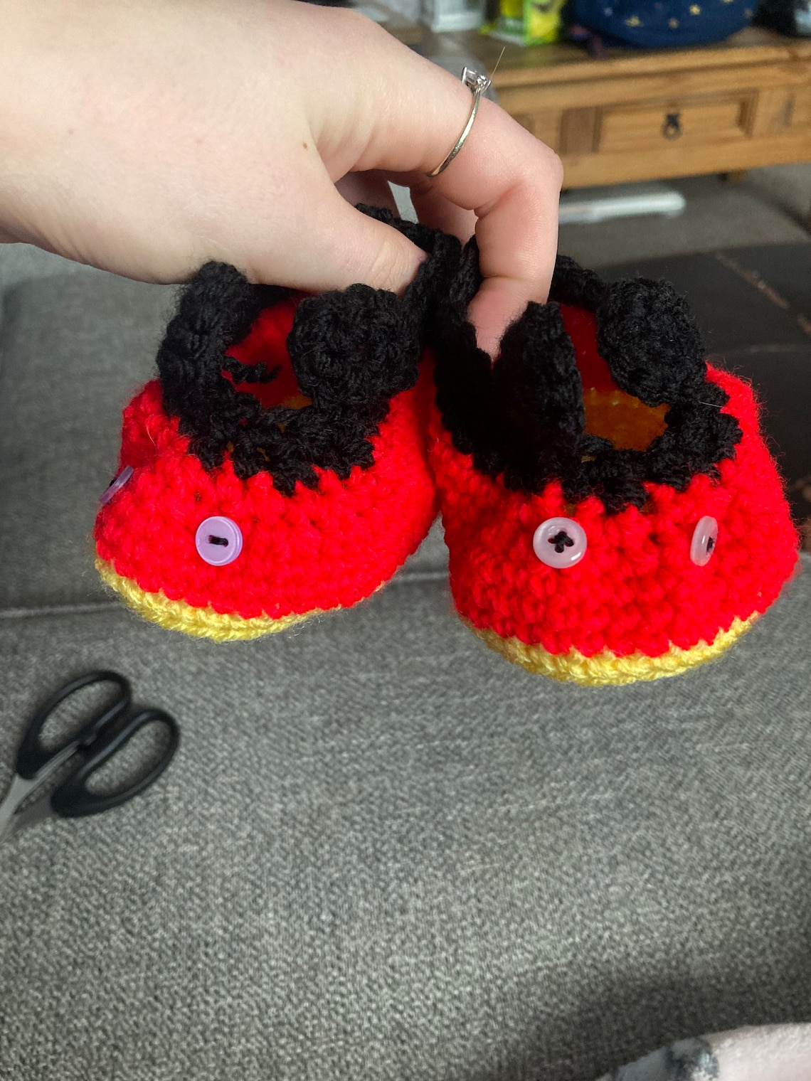 Mickey Mouse Baby Shoes - Etsy