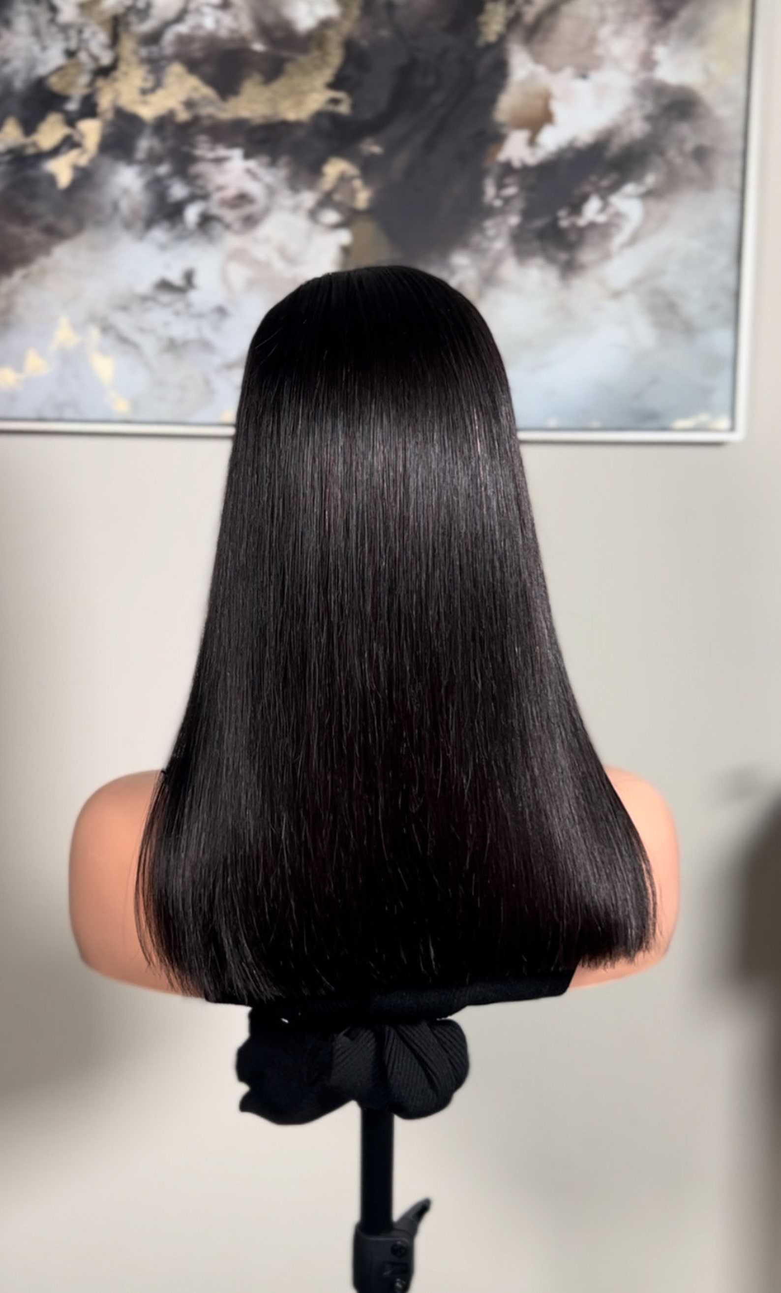 Side Part Long Bob Custom Glueless, Virgin Hair, Ready to Wear, Human ...