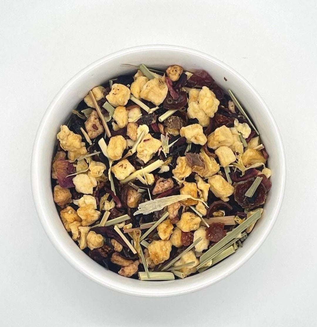 Wild Berry Pomegranate Loose Leaf Tea – Fruity, Caffeine-free Herbal ...