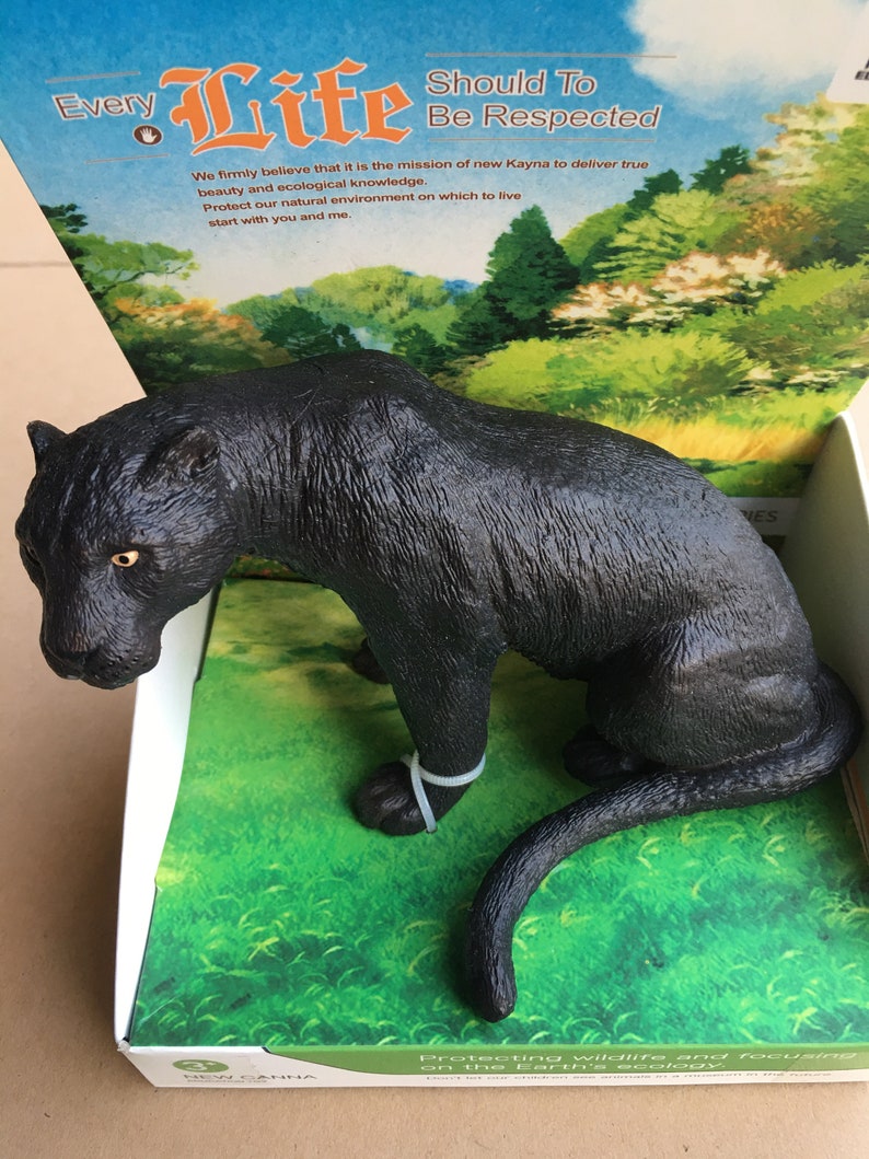 Rare Black Panther Toy Solid Hard for Play and Display - Etsy