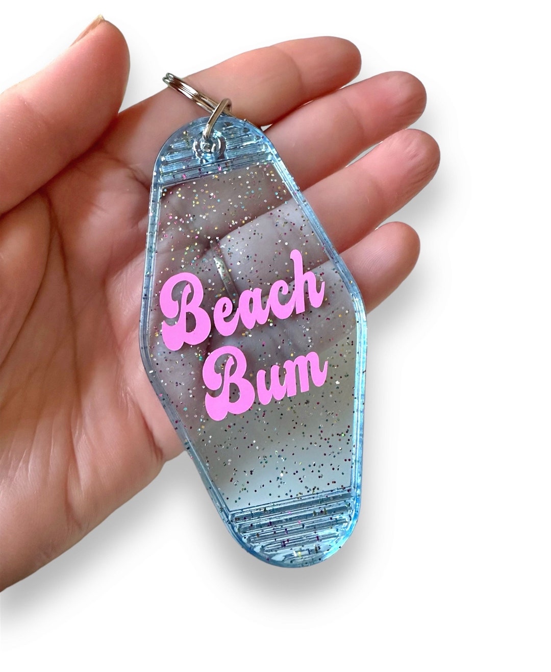 Beach Bum Motel Keychain, Vacation Keychain Accessory, Summer Vibes ...