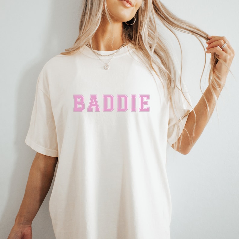 Baddie T-shirt, Baddie Tee, Baddie Shirt, Cute T-shirt for Girls, Cute ...