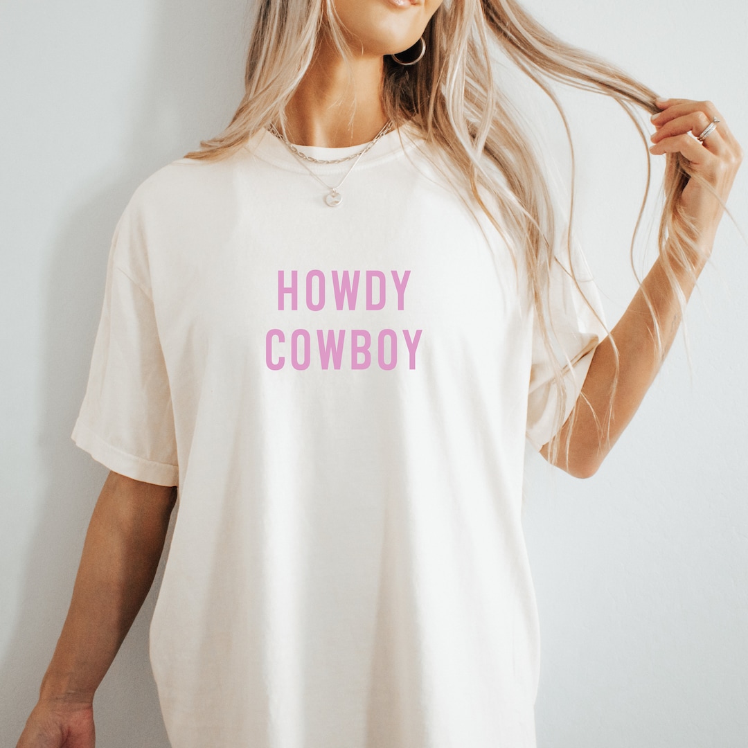 Howdy T-shirt, Cowboy Tee, Western Shirt, Howdy Cowboy Tshirt, Cute T ...