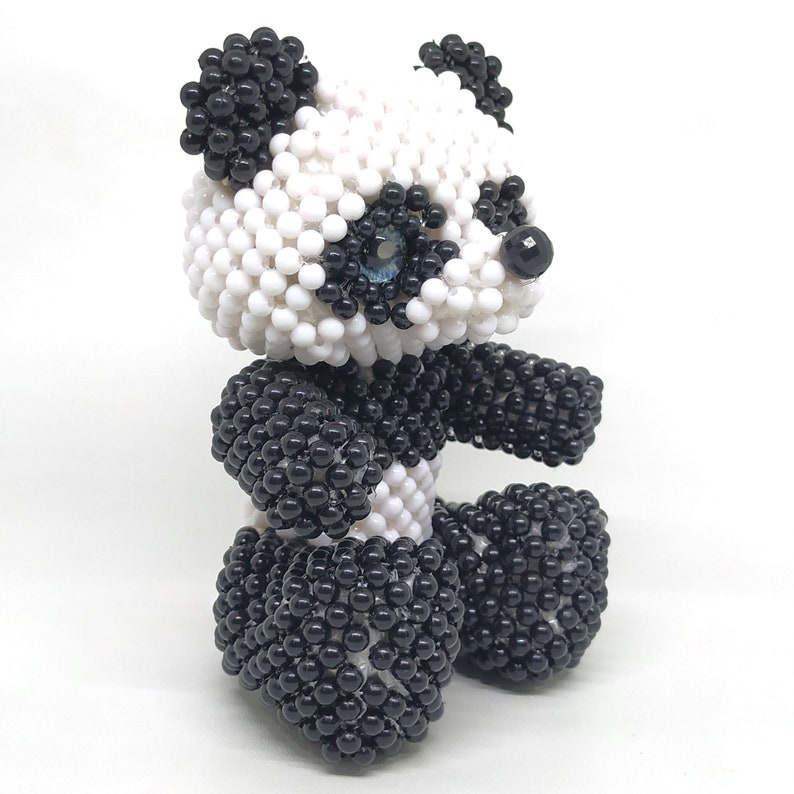 Beading Tutorial Pattern : Panda Type 2 - Etsy