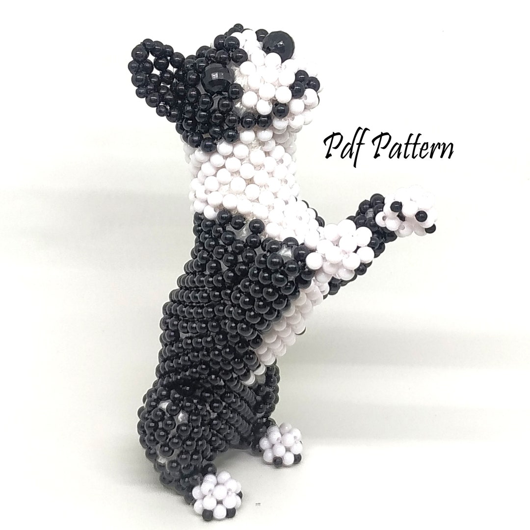 Beading Tutorial Pattern Boston Terrier Type 4 Etsy