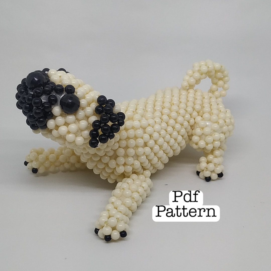 Pug Type 3 Beading PDF Pattern - Etsy