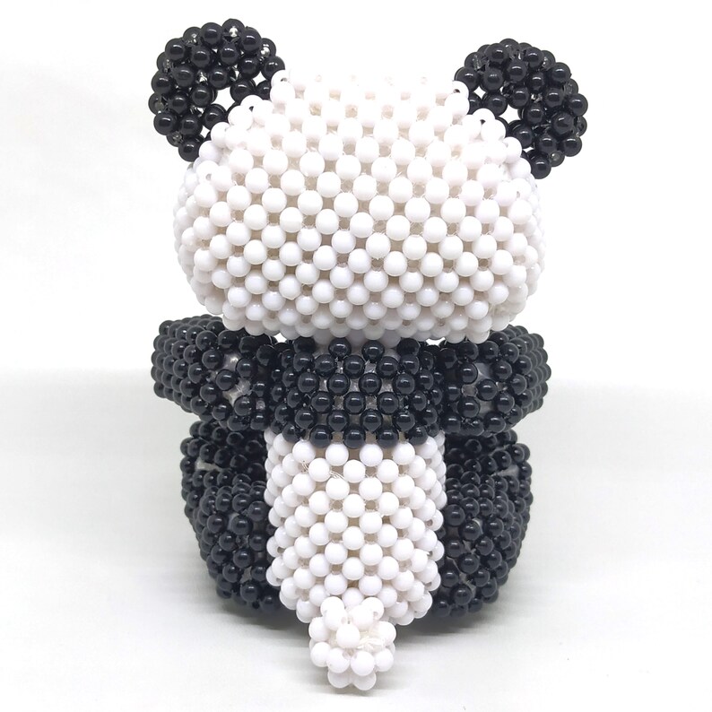 Beading Tutorial Pattern : Panda Type 2 - Etsy