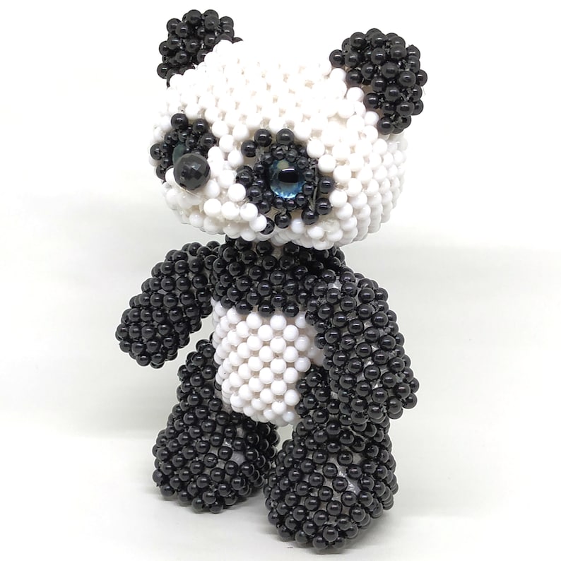 Beading Tutorial Pattern : Panda Type 1 - Etsy UK