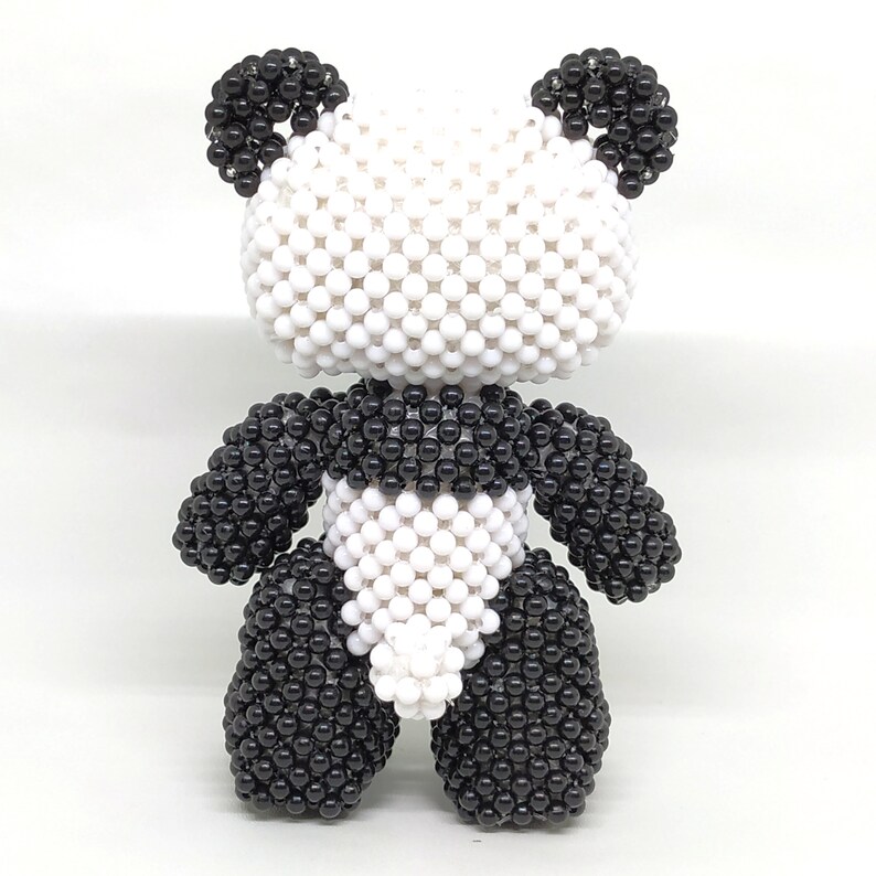 Beading Tutorial Pattern : Panda Type 1 - Etsy UK