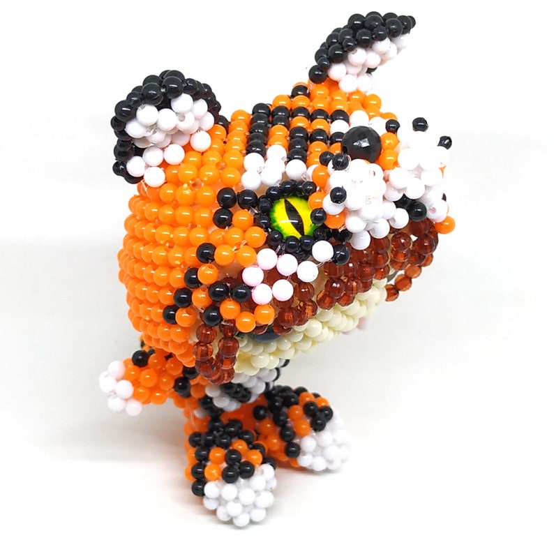 Beading Tutorial Pattern : Tiger , Costume Doll - Etsy