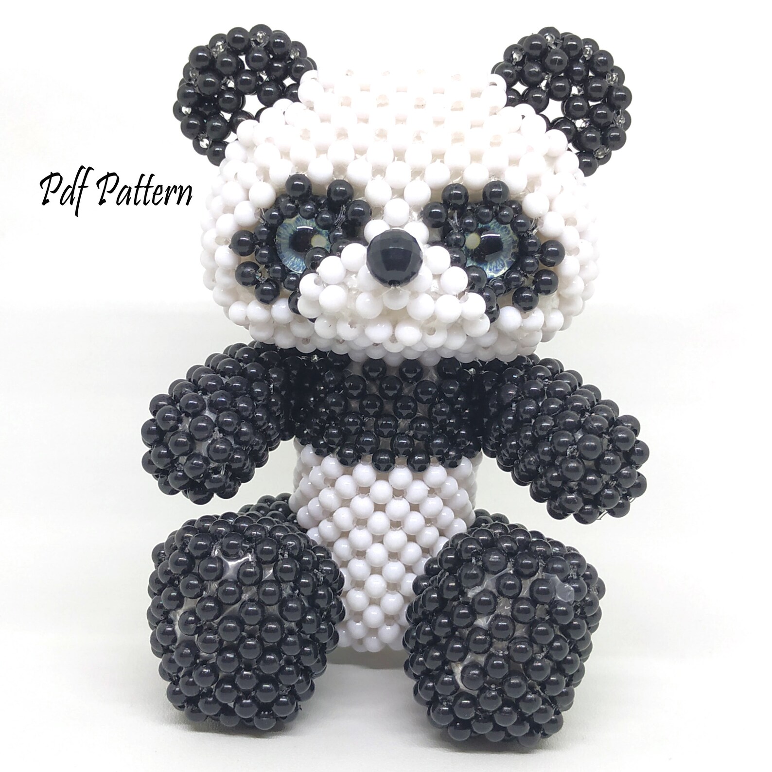 Beading Tutorial Pattern : Panda Type 2 - Etsy