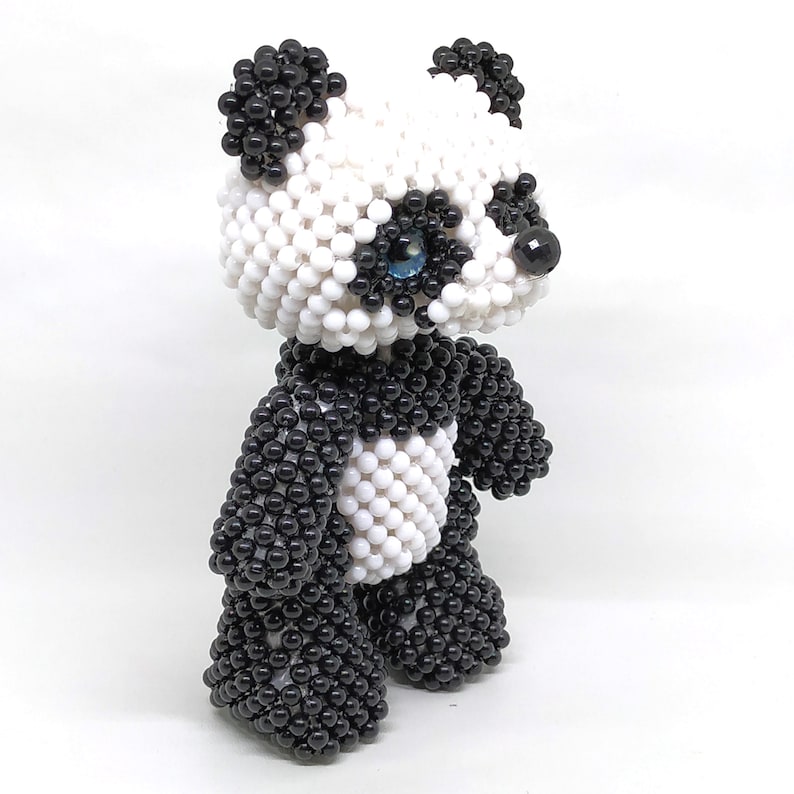 Beading Tutorial Pattern : Panda Type 1 - Etsy