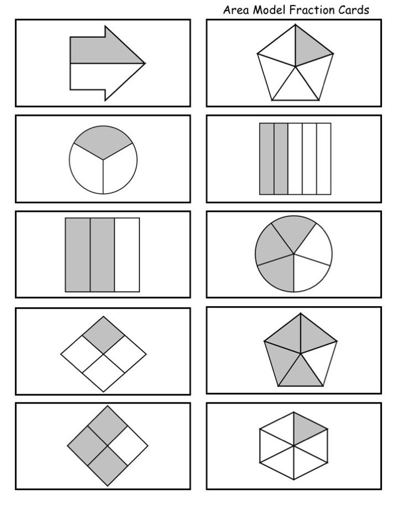 Fraction Model Practice - Etsy