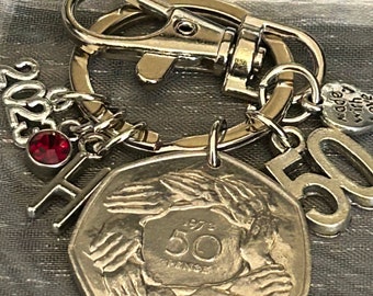 50th Birthday 50p - Etsy