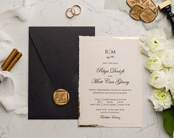 Envelope and Stamp Included Clear Invitation Transparent - Etsy