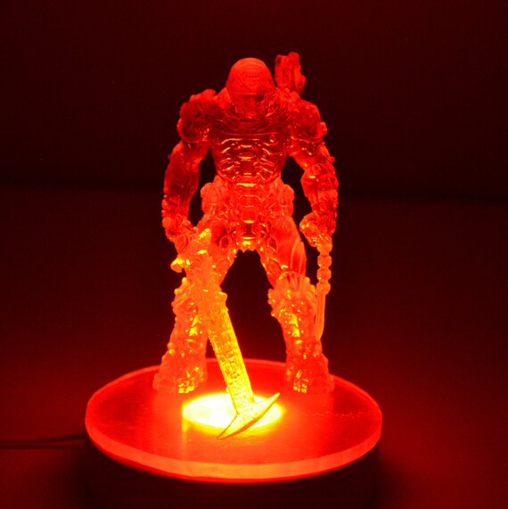 Doom Guy 140 Mm Table Lamp Miniature Table Collectible - Etsy
