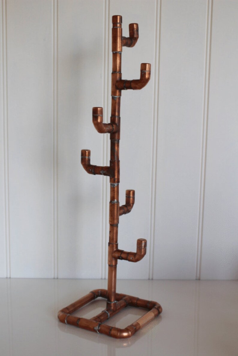 Copper-pipe Mug Tree - Etsy UK