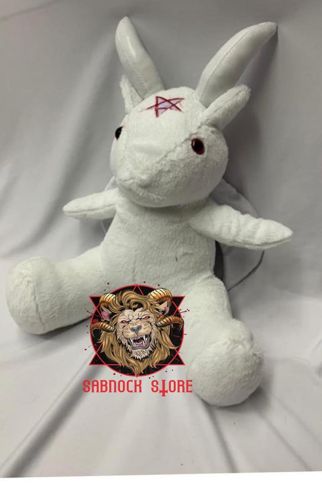 Plush Baphomet Baphy Albino Wicca Goth Dark Satanism Kawaii Pastel Goth ...
