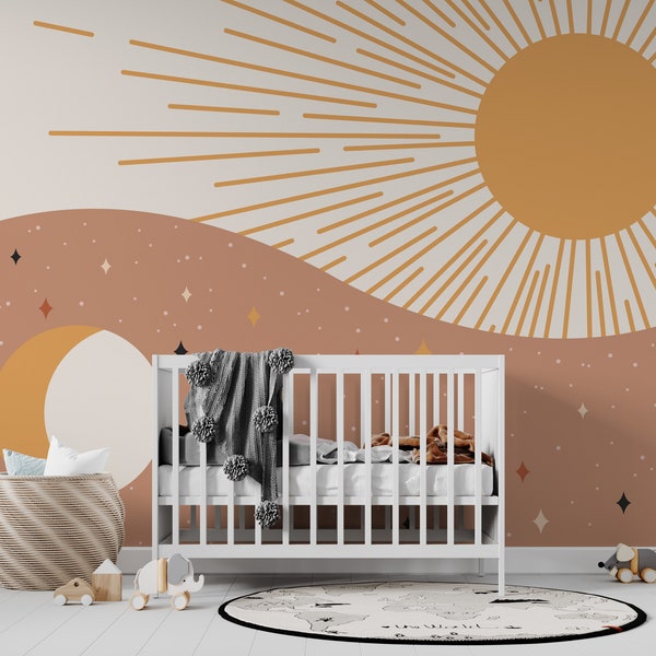 Sun Wall Mural - Etsy