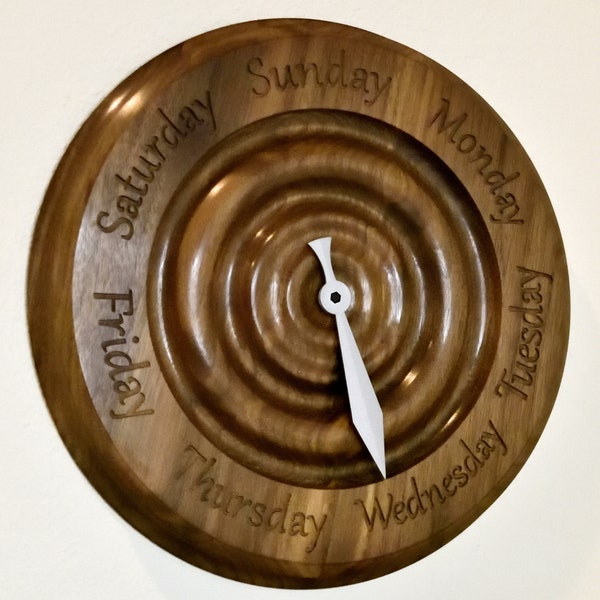 Day of the Week Clock - Etsy