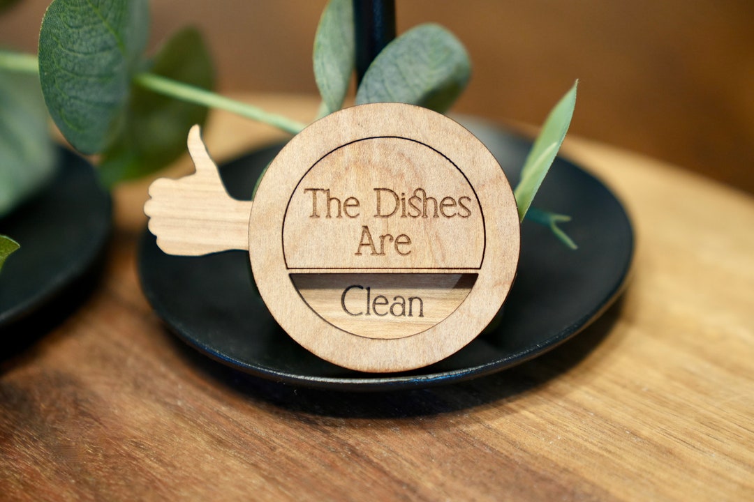 Dishwasher Magnet - Clean and Dirty Dishes Indicator - Etsy