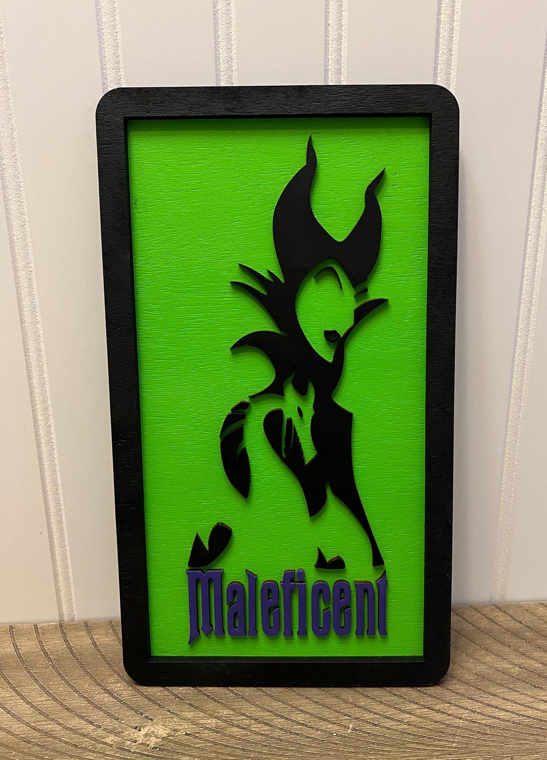 Disney Wood Sign, Maleficent Sign, Villains Sign, Custom Wood Sign ...