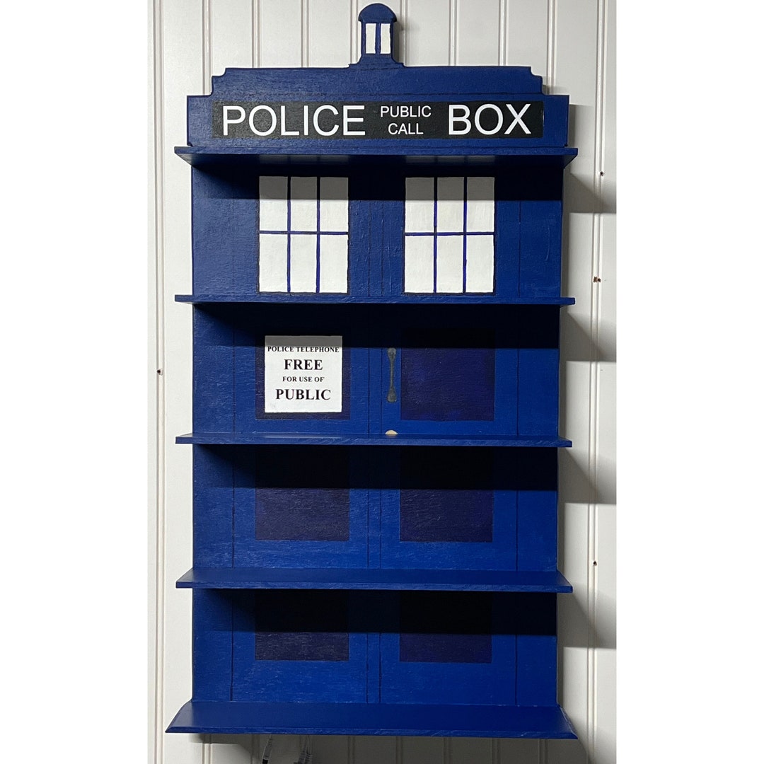 Doctor Who Display TARDIS Display T.A.R.D.I.S. Shelves Funko Pop ...