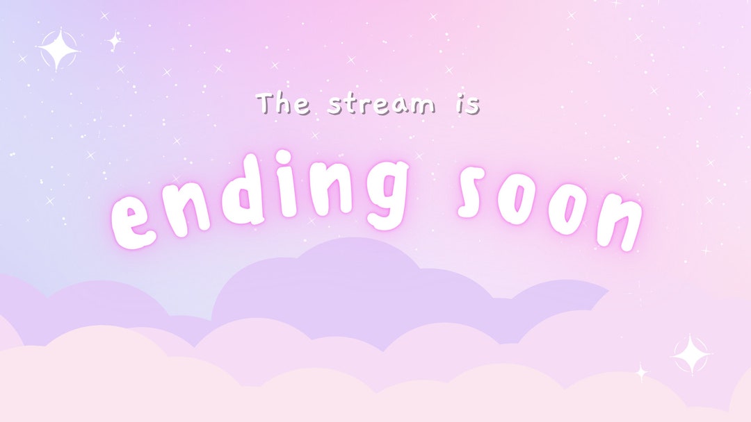 Pink Clouds Animated Twitch Screens Stream Starting Soon - Etsy