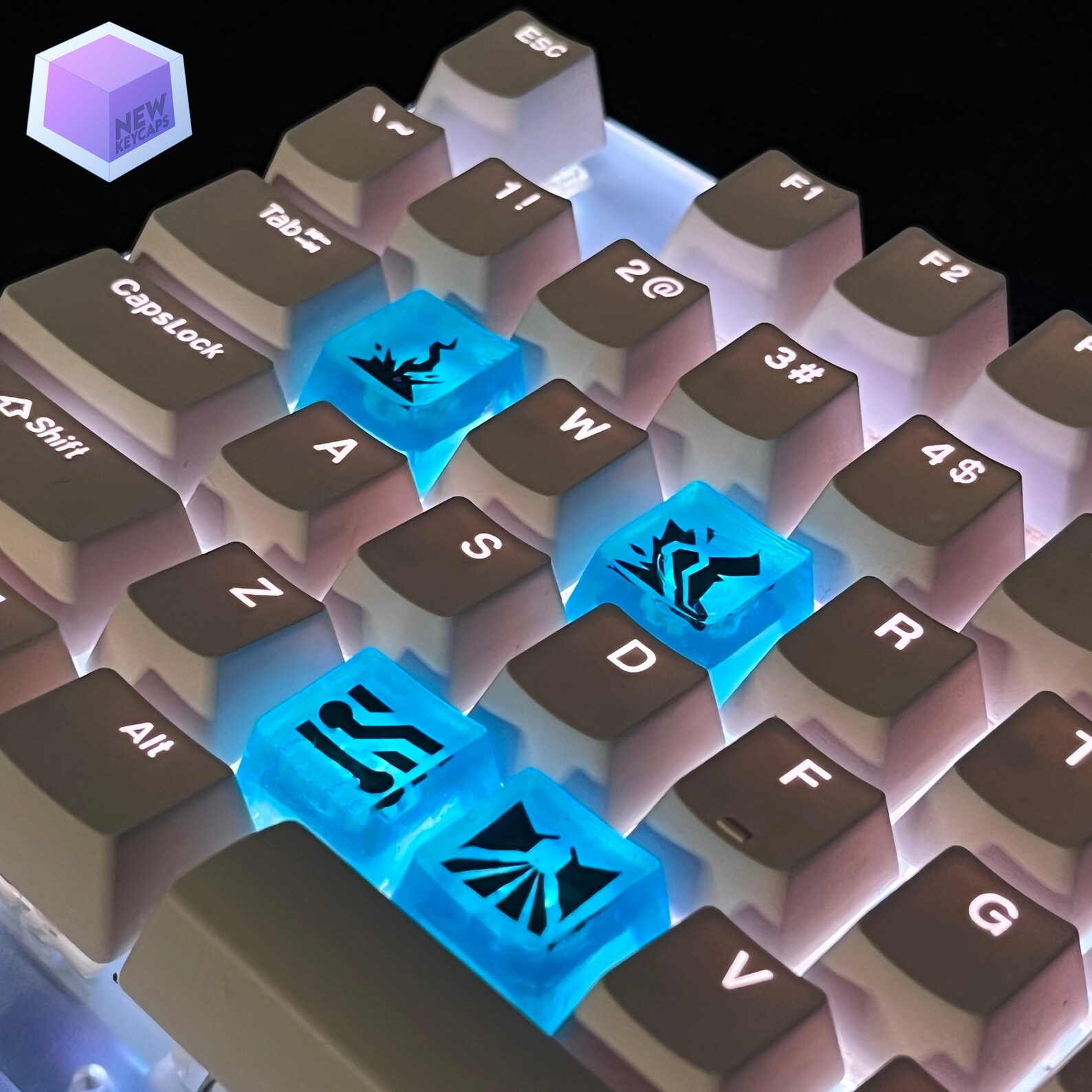 Artisan Neon Set Keycaps Valorant Keycaps Agent Abilities - Etsy