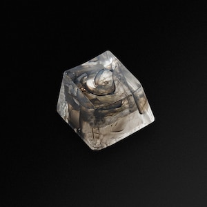 Artisan Keycap, Black Detailed Keycap , Keycap Handmade OEM Back Lit ...