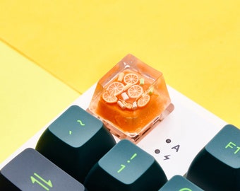 Artisan Keycap, Orange Keycap , Keycap Handmade OEM Back Lit OEM ...