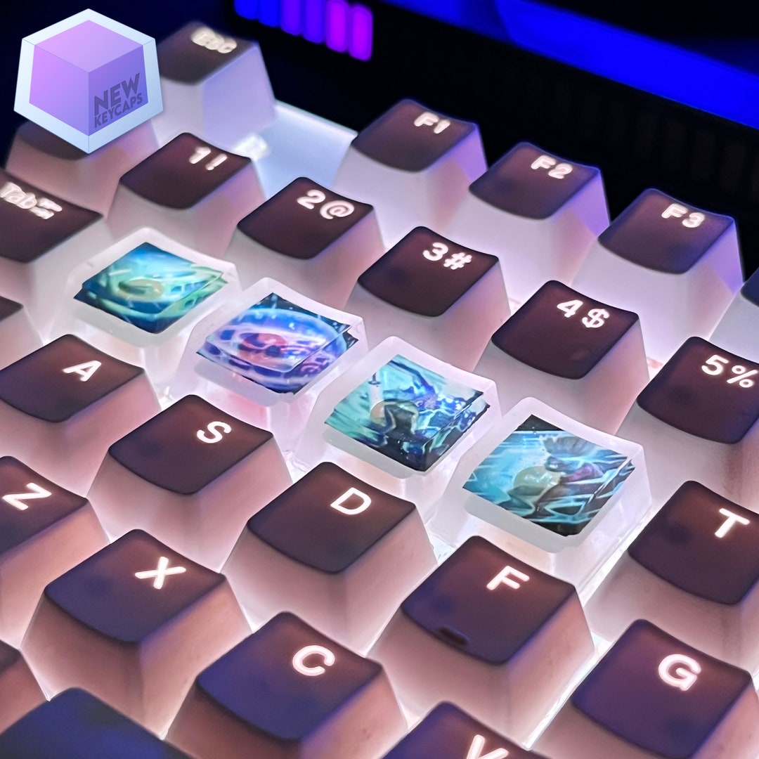 Artisan Ekko Set Keycaps Lol Keycaps Champion Abilities OEM Profile ...