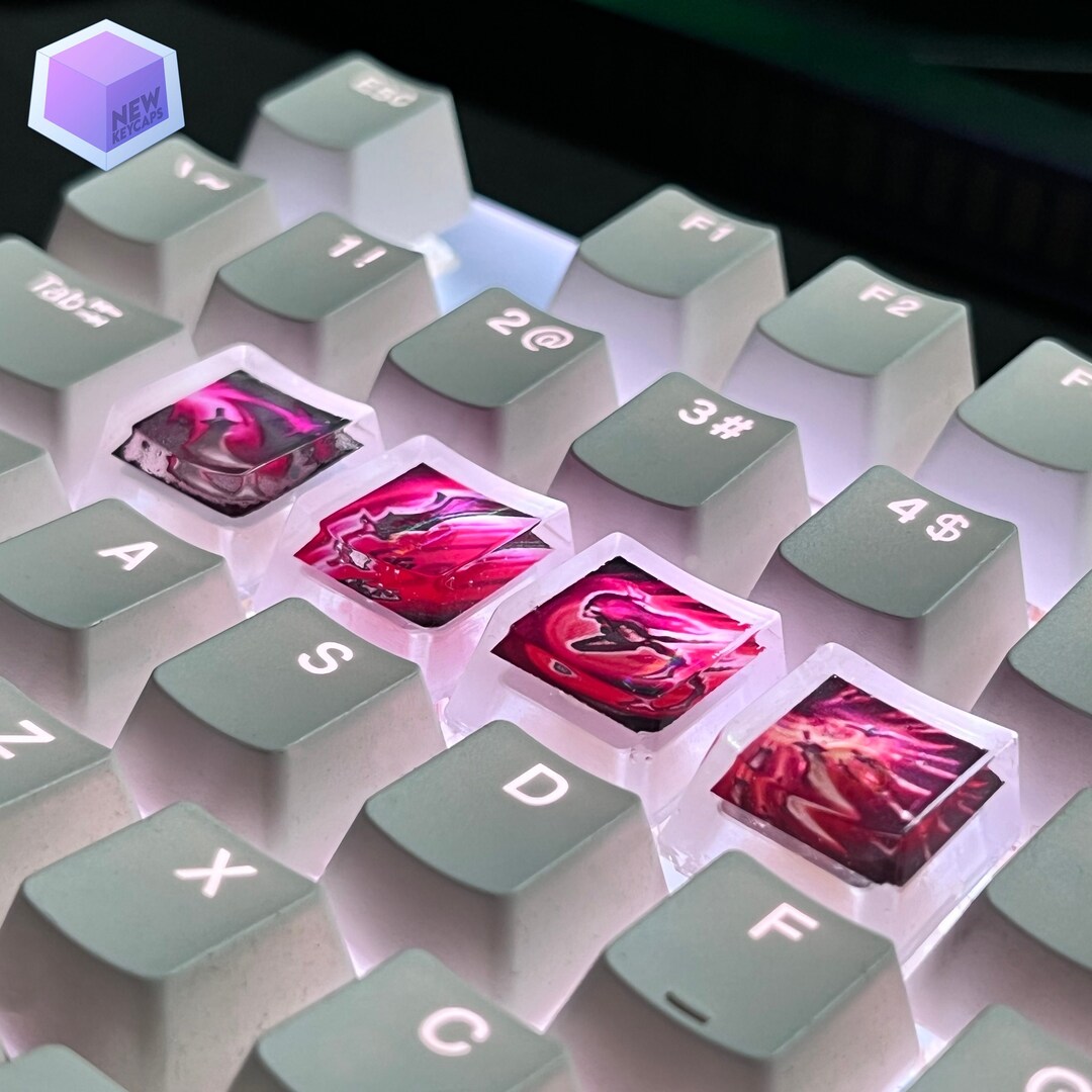 Artisan Katarina Resin Keycaps: Champion Abilities, OEM Profile - Etsy