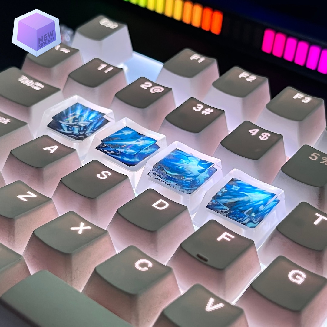 Artisan Ashe Set Keycaps - Lol Keycaps - Champion Abilities - OEM ...