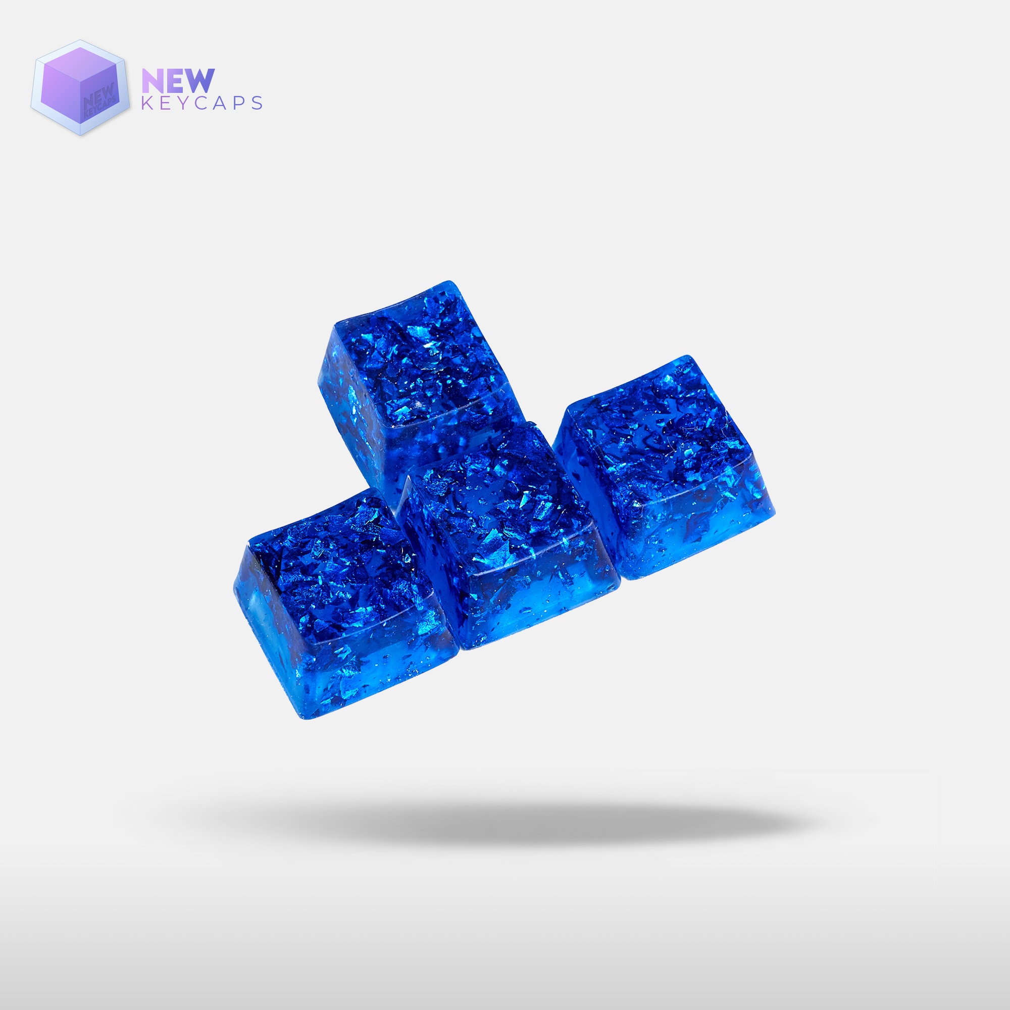 Artisan Keycap Deep Ocean Clear Blue Keycaps OEM Back Lit OEM Profile ...