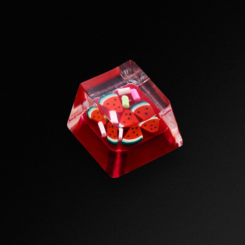 Artisan Keycap Watermelon Keycap Keycap Handmade OEM Back - Etsy