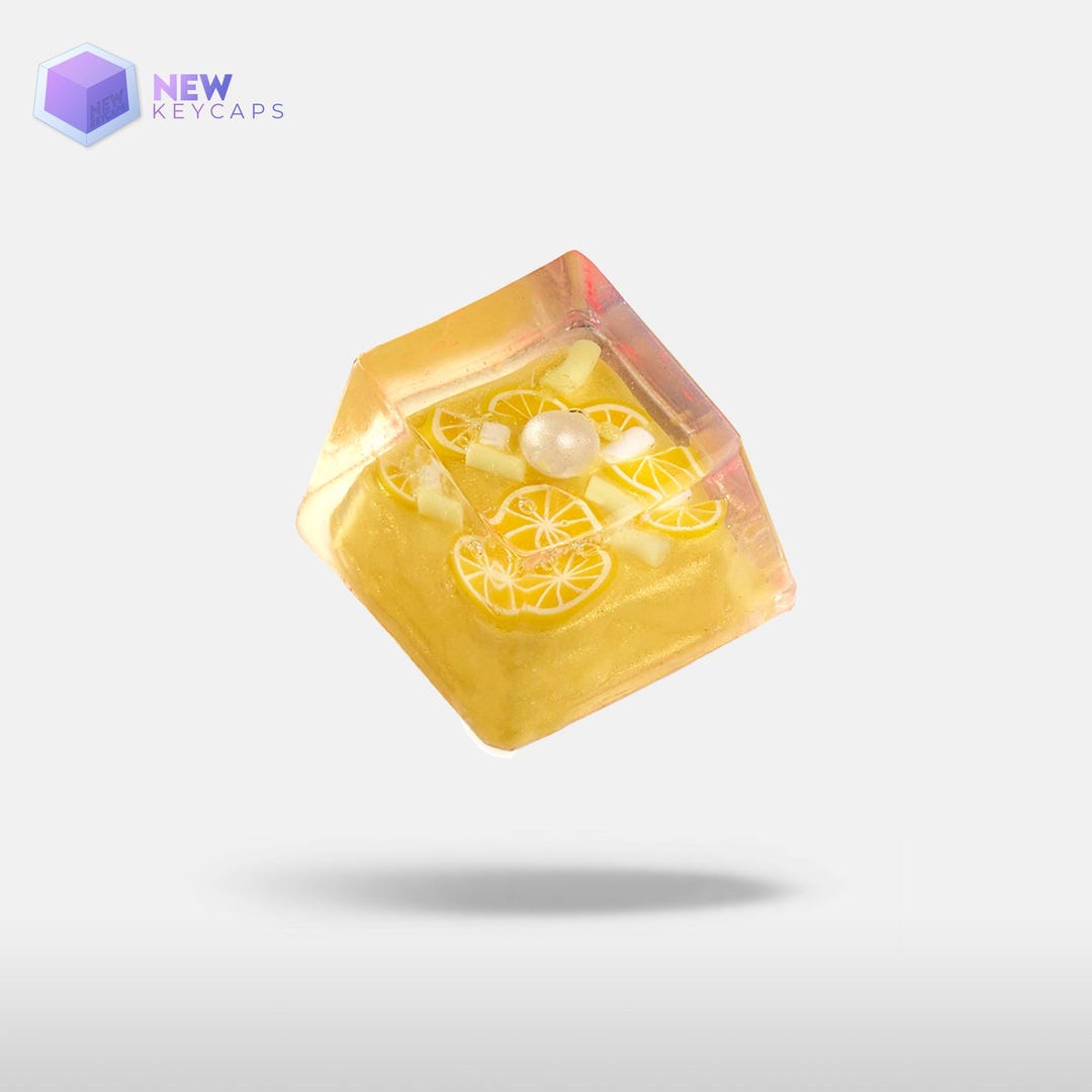 Handmade Lemon Artisan Keycap: Backlit Cherry MX Keyboard - Etsy