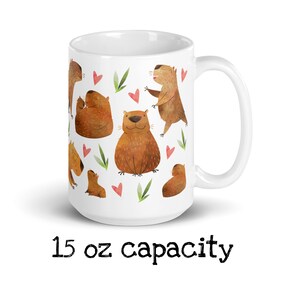 Capybara Mug, Cute Animal Mug, Capybara Coffee Cup, Capybara Lover Gift ...
