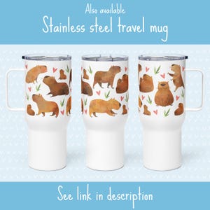 Capybara Water Bottle, Cute Water Bottle, Stainless Steel Waterbottle ...