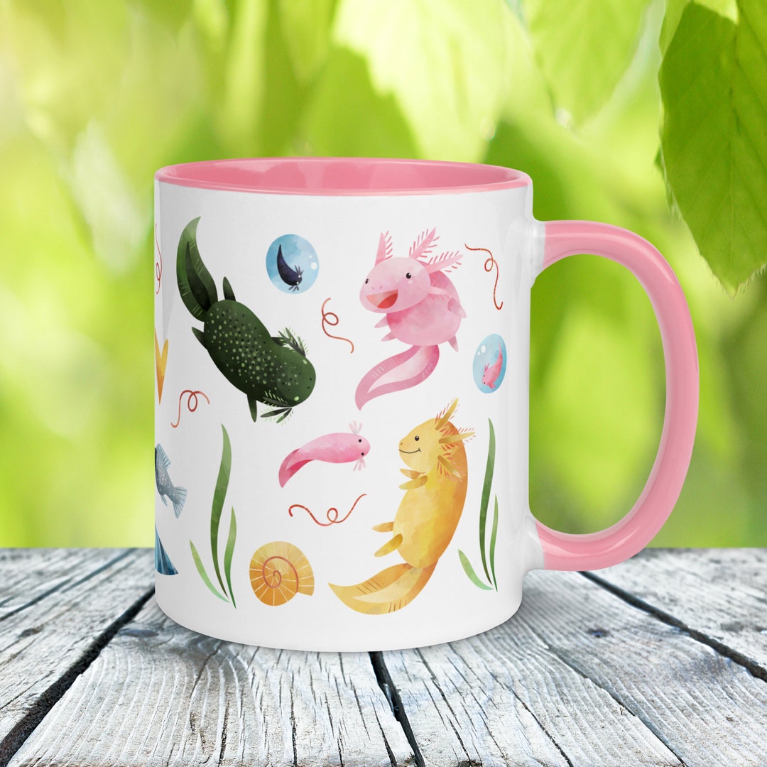 Axolotl Mug Axolotl Gift Kids Mug Cute Animal Mugs Axolotl - Etsy