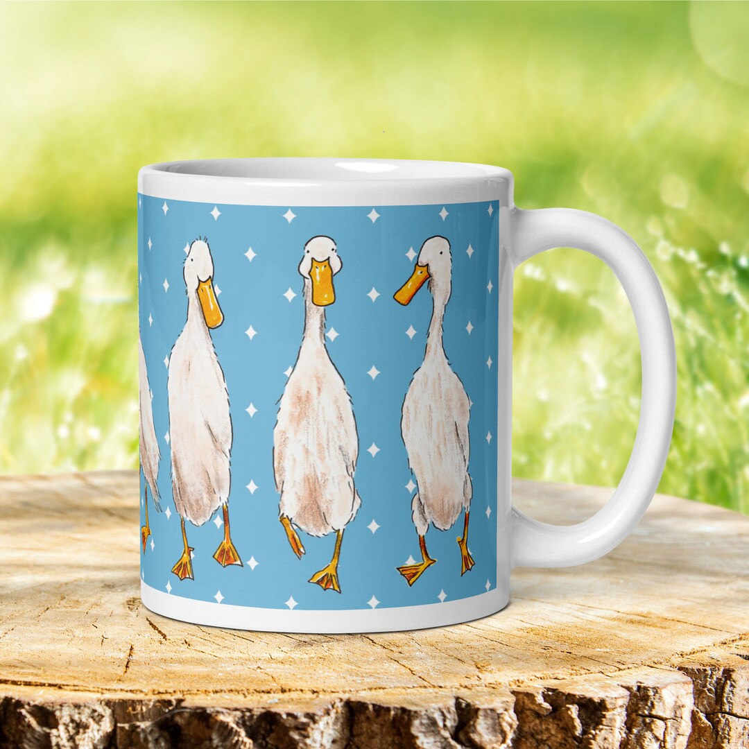 Duck Mug, Bird Mug, Country Style Mug, Farm Life, Duck Decor, Country ...