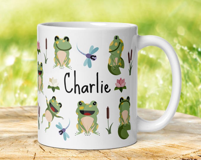 Frog Gifts, Gifts for Frog Lovers, Personalised Mugs, Custom Mug ...