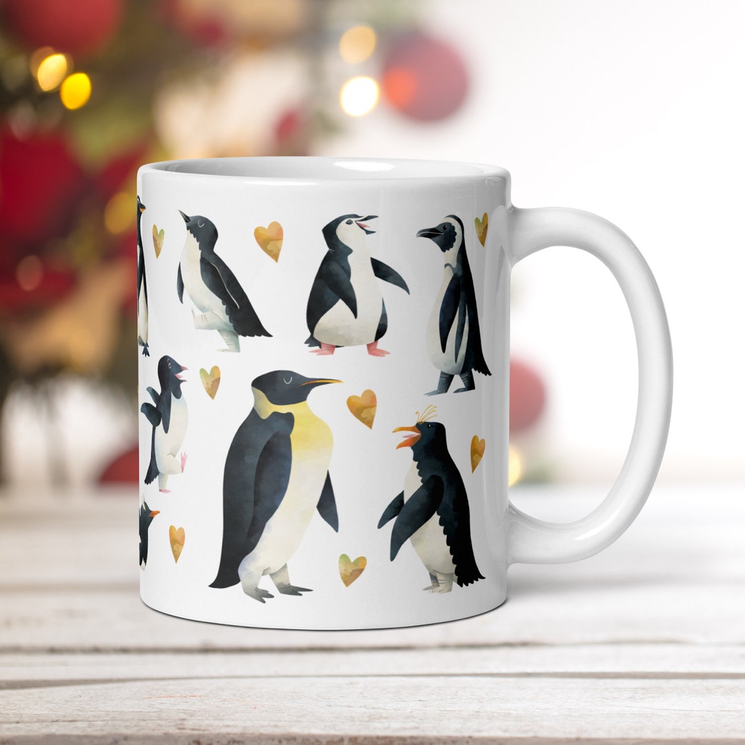 Penguin Mug, Seabird Coffee Cup, Antarctic Mug, Penguin Lover Gift ...
