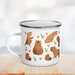 Capybara Enamel Mug: Capybara Lover Gift, Cappy Birthday Camping Cup - Etsy