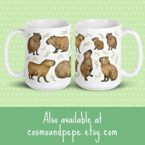 Capybara Mug, Cute Animal Mug, Capybara Coffee Cup, Capybara Lover Gift ...