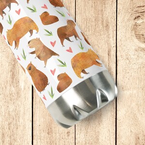 Capybara Water Bottle, Cute Water Bottle, Stainless Steel Waterbottle ...