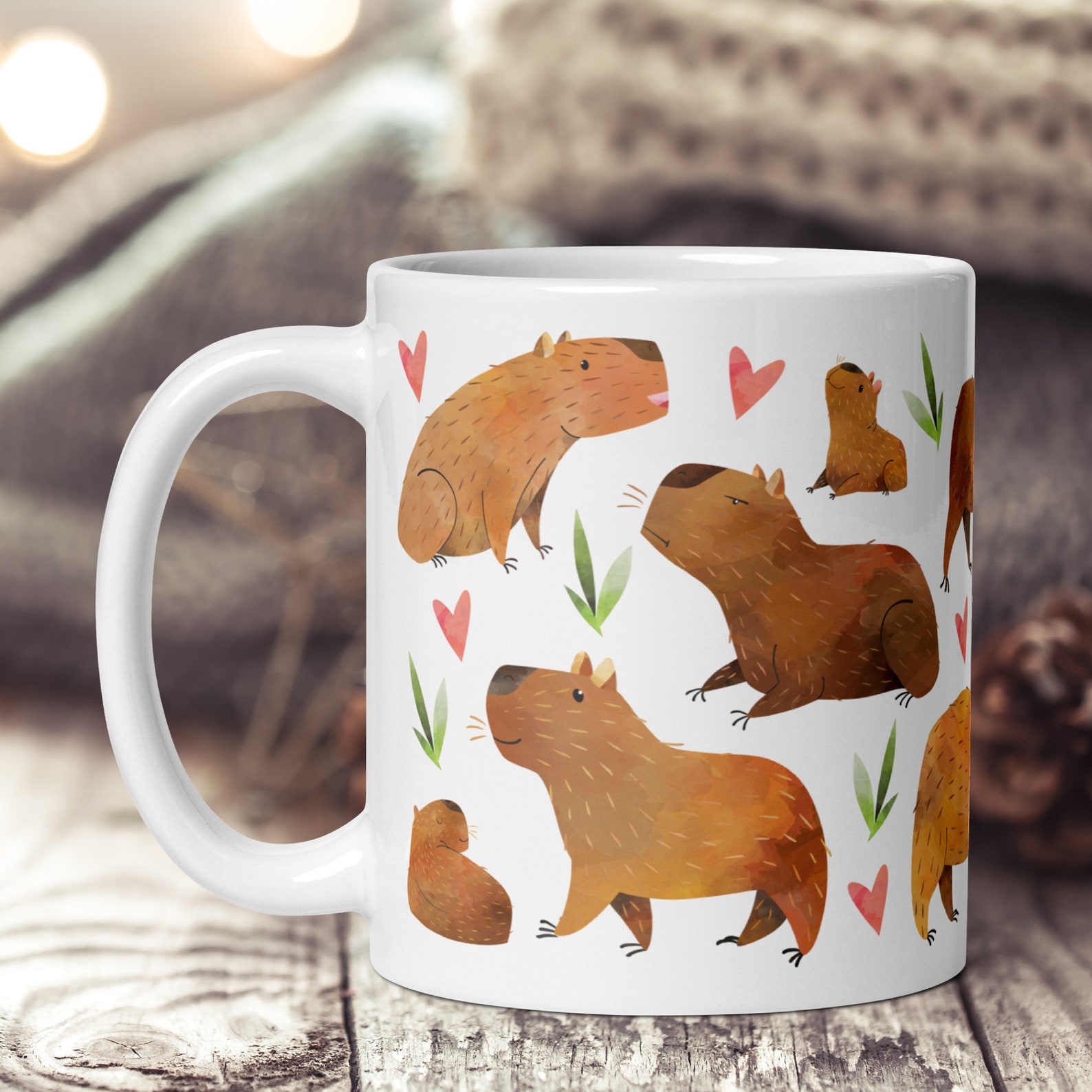Capybara Mug: Capybara Lover Gift, Cappy Birthday Coffee Cup - Etsy