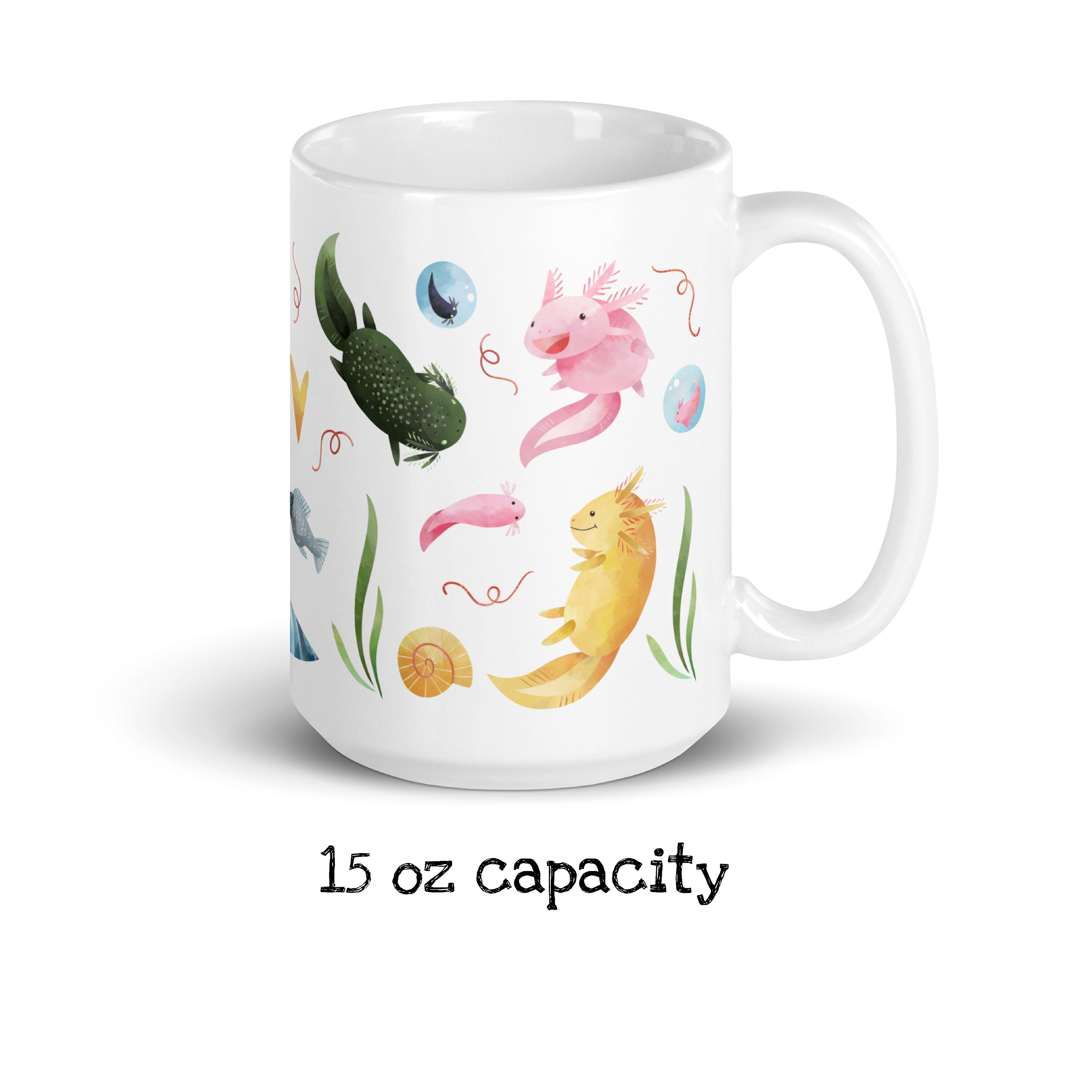 Axolotl Mug Axolotl Gift Cute Axolotls Ceramic Axolotl Mug - Etsy