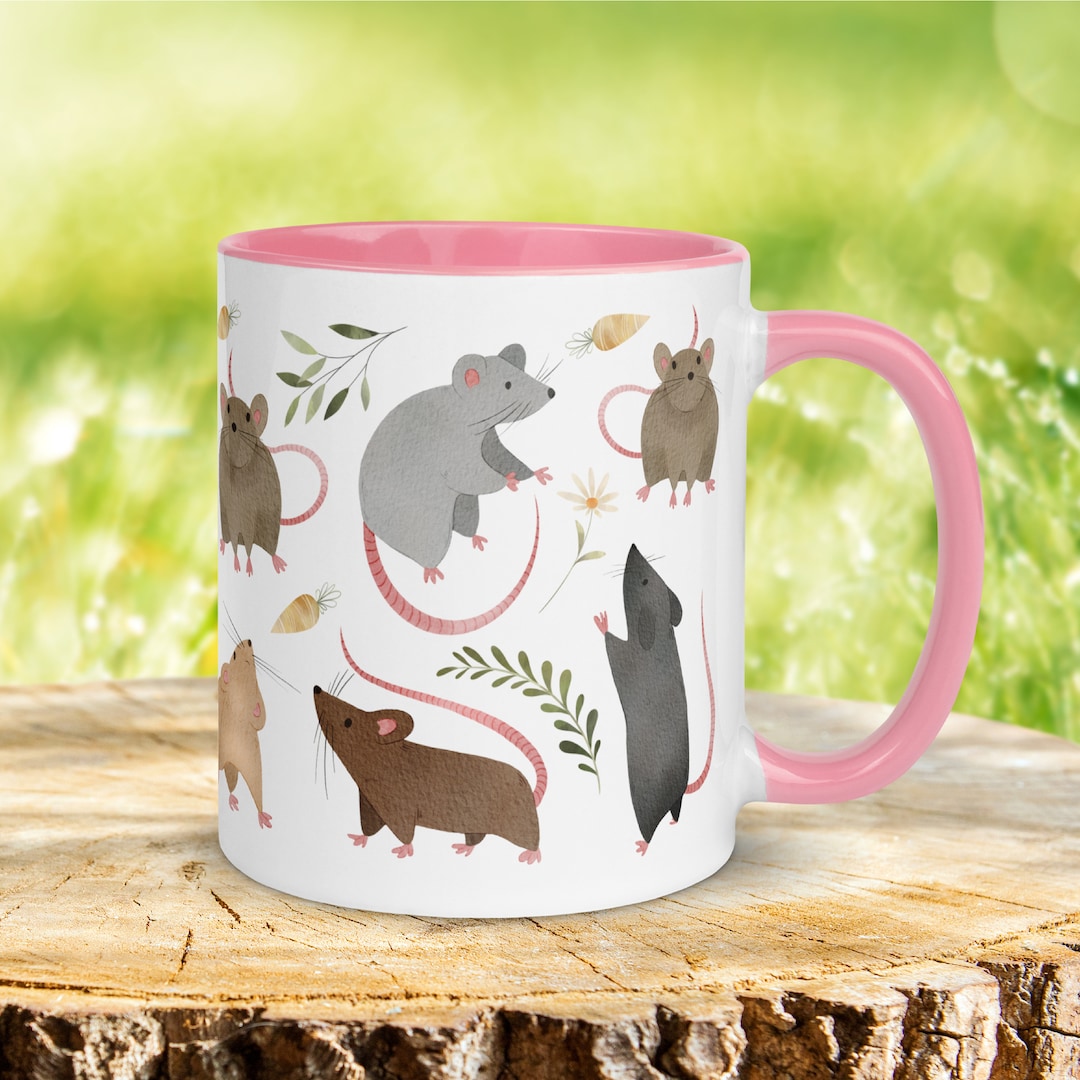 Rat Mug, Rat Lover Gift, Rat Coffee Cup, Rat Owner Gift, Pet Rats ...